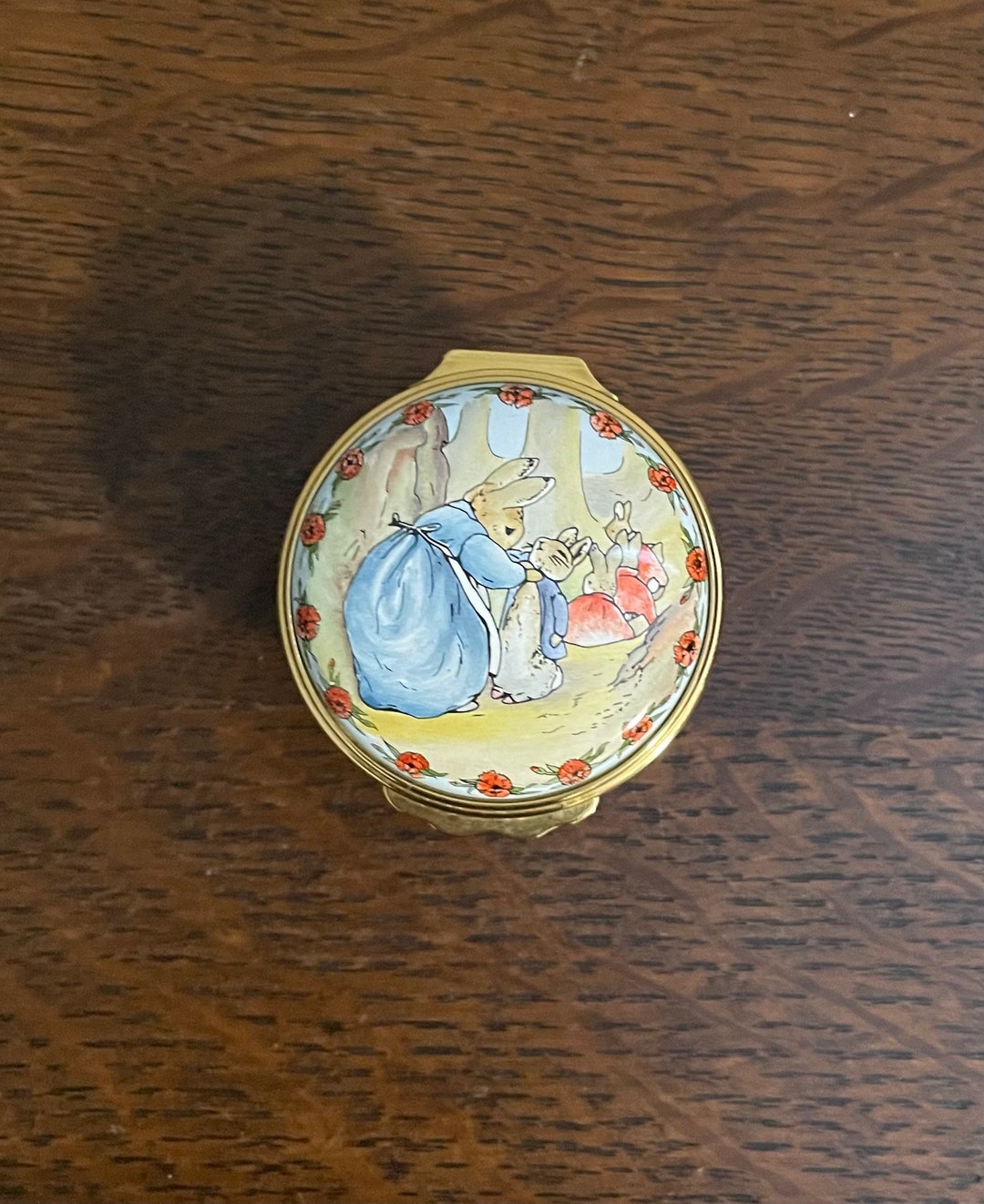 1996 Halcyon Days Enamel the Tale of Peter Rabbit Box Vintage Halcyon ...