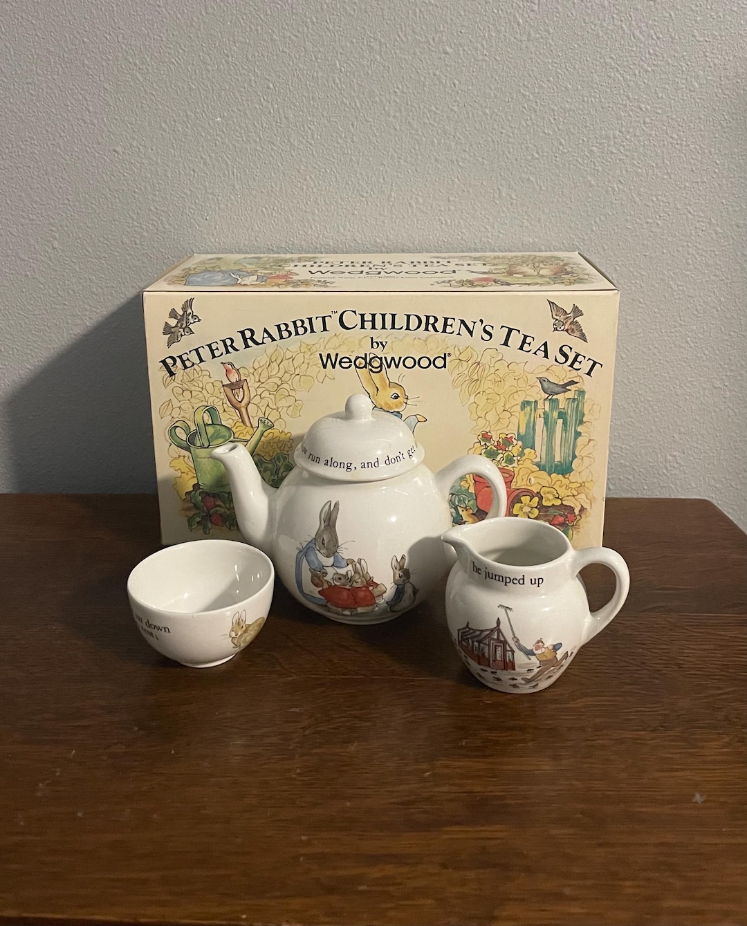 1990’s Wedgwood Peter Rabbit Children’s Tea Set- Vintage Wedgwood ...