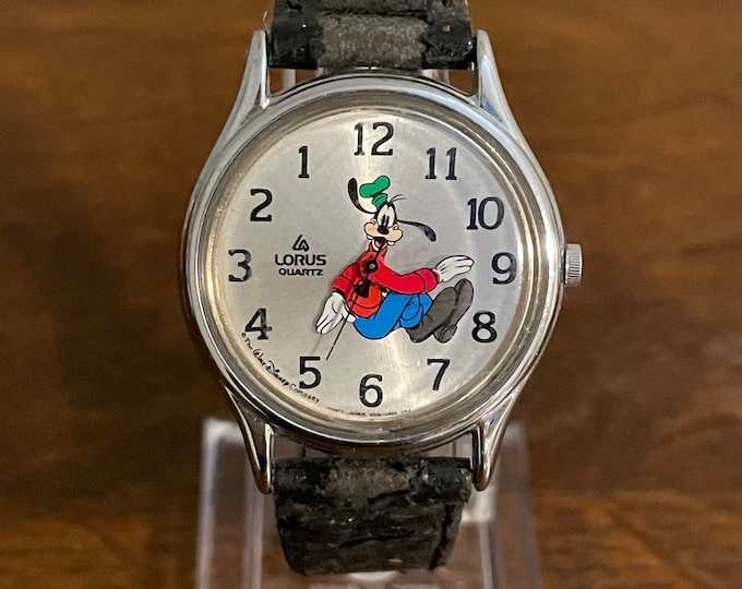 1980's Lorus Backwards Goofy Watch- Vintage Backward Goofy Wristwatch ...