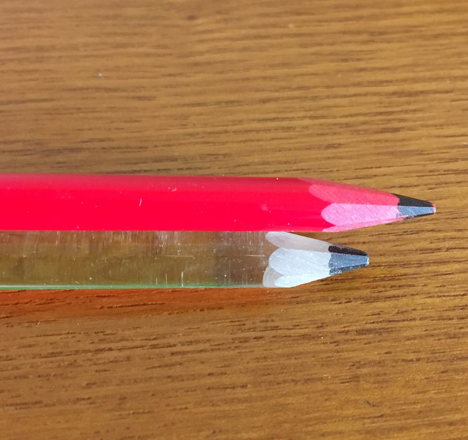 Vintage Art Glass Pencil Set Colored Art Glass Pencils Red - Etsy