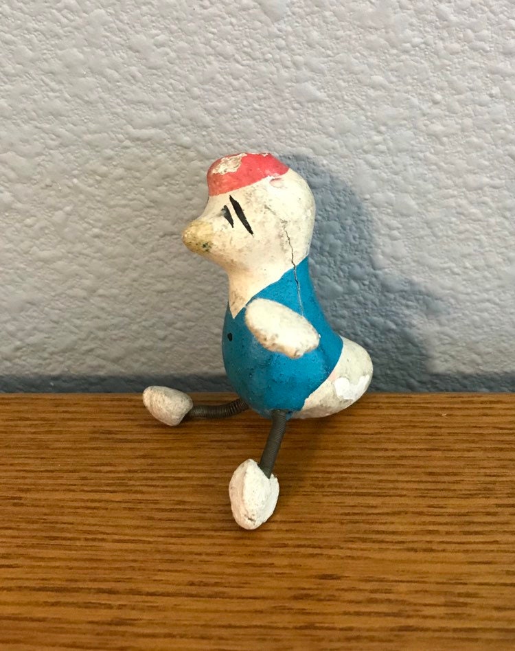 1930's Paper Mache Donald Duck Vintage Small Paper Mache | Etsy
