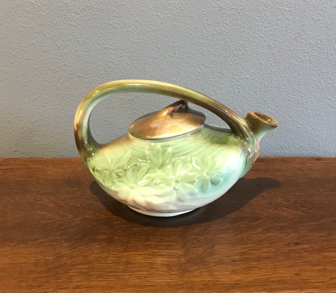 1950’s Mccoy Pottery Teapot- Vintage Floral Pottery Teapot - Etsy