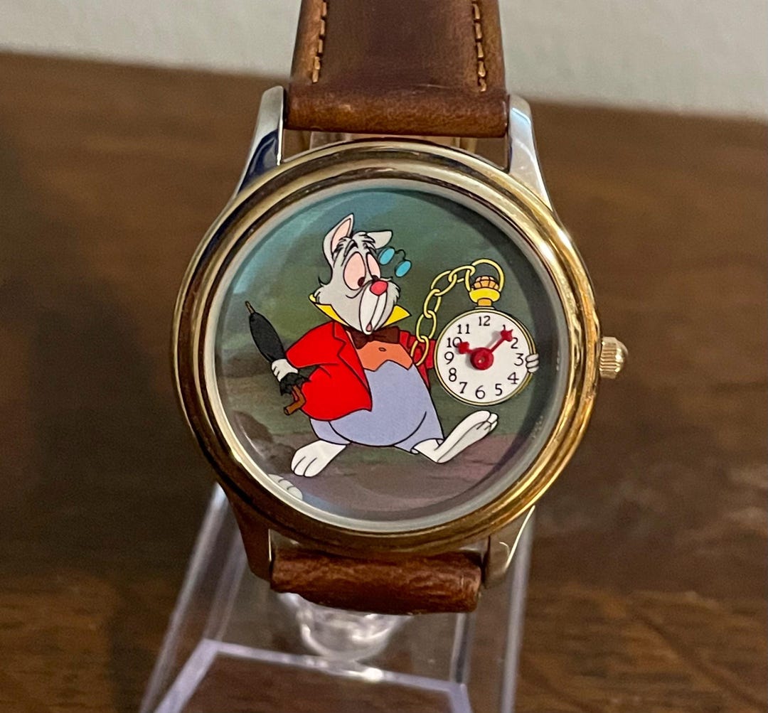 1997 Limited Edition Alice in Wonderland Watch in Original Box- Vintage ...