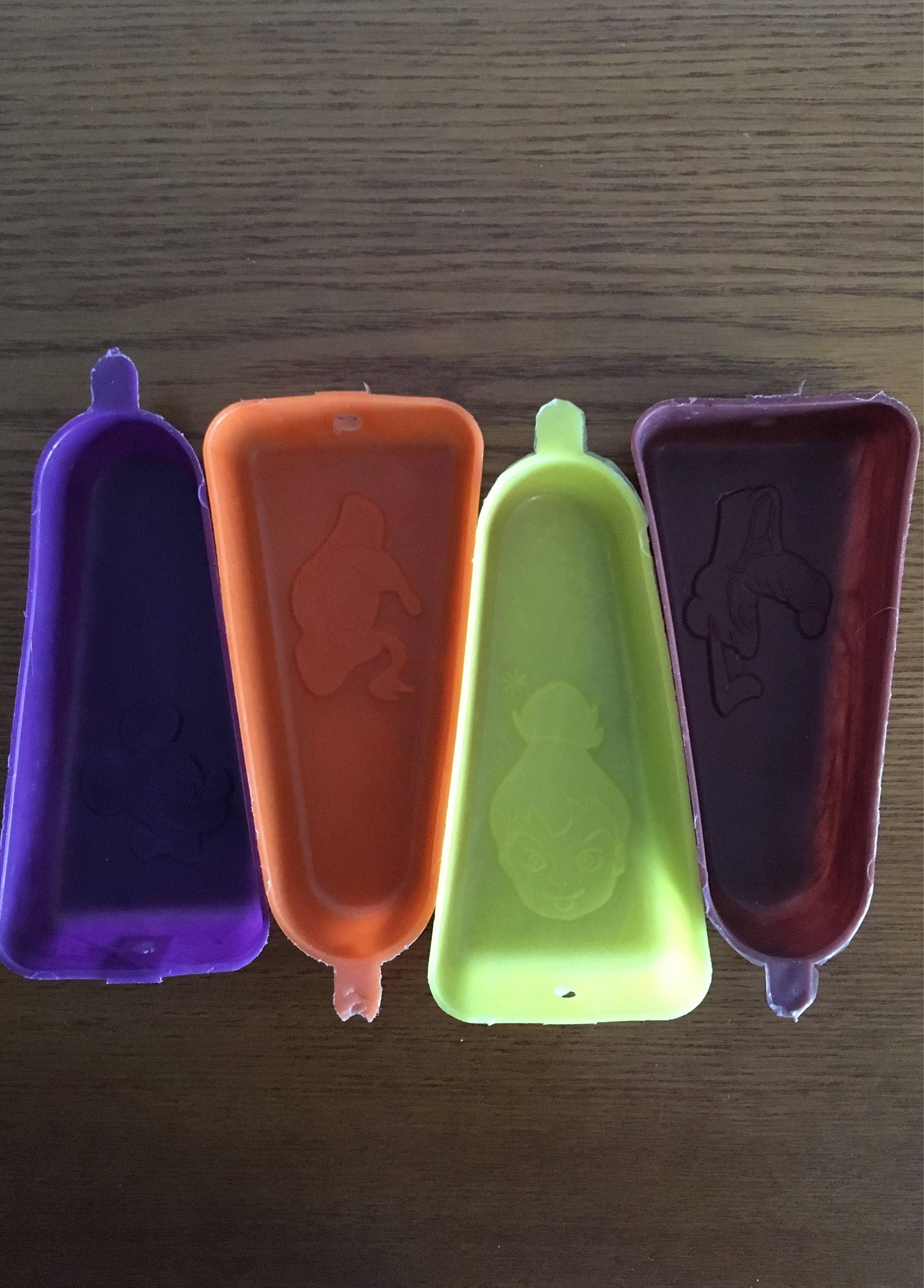 Vintage Disney Popsicle Molds- Mickey Mouse, Tinker Bell, Donald Duck ...