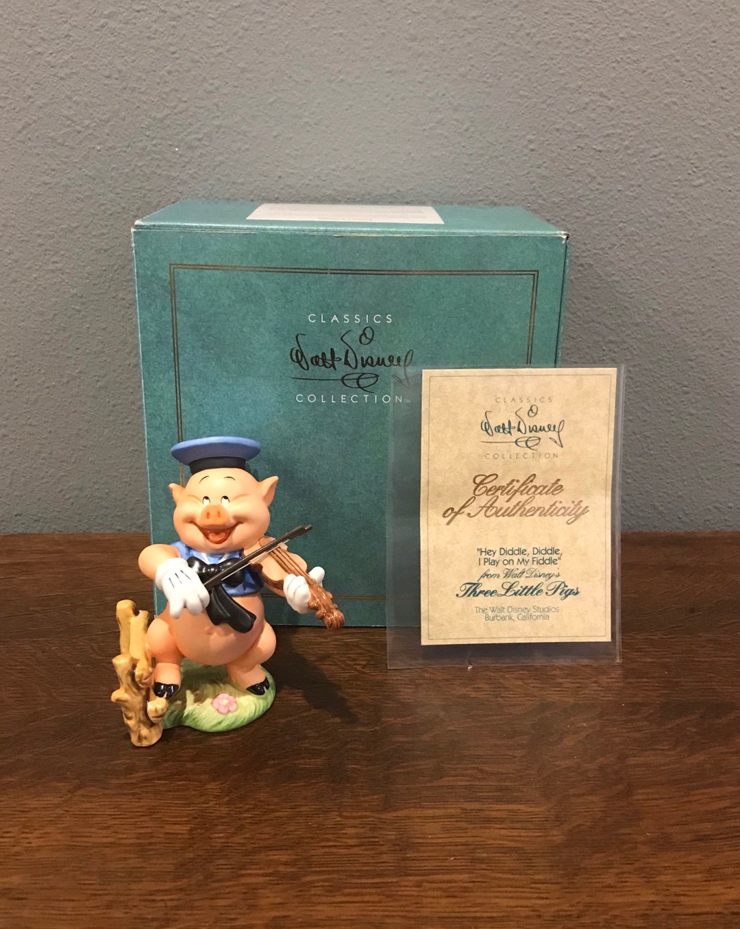 1990’s Walt Disney Classics Collection Three Little Pigs “hey Diddle ...