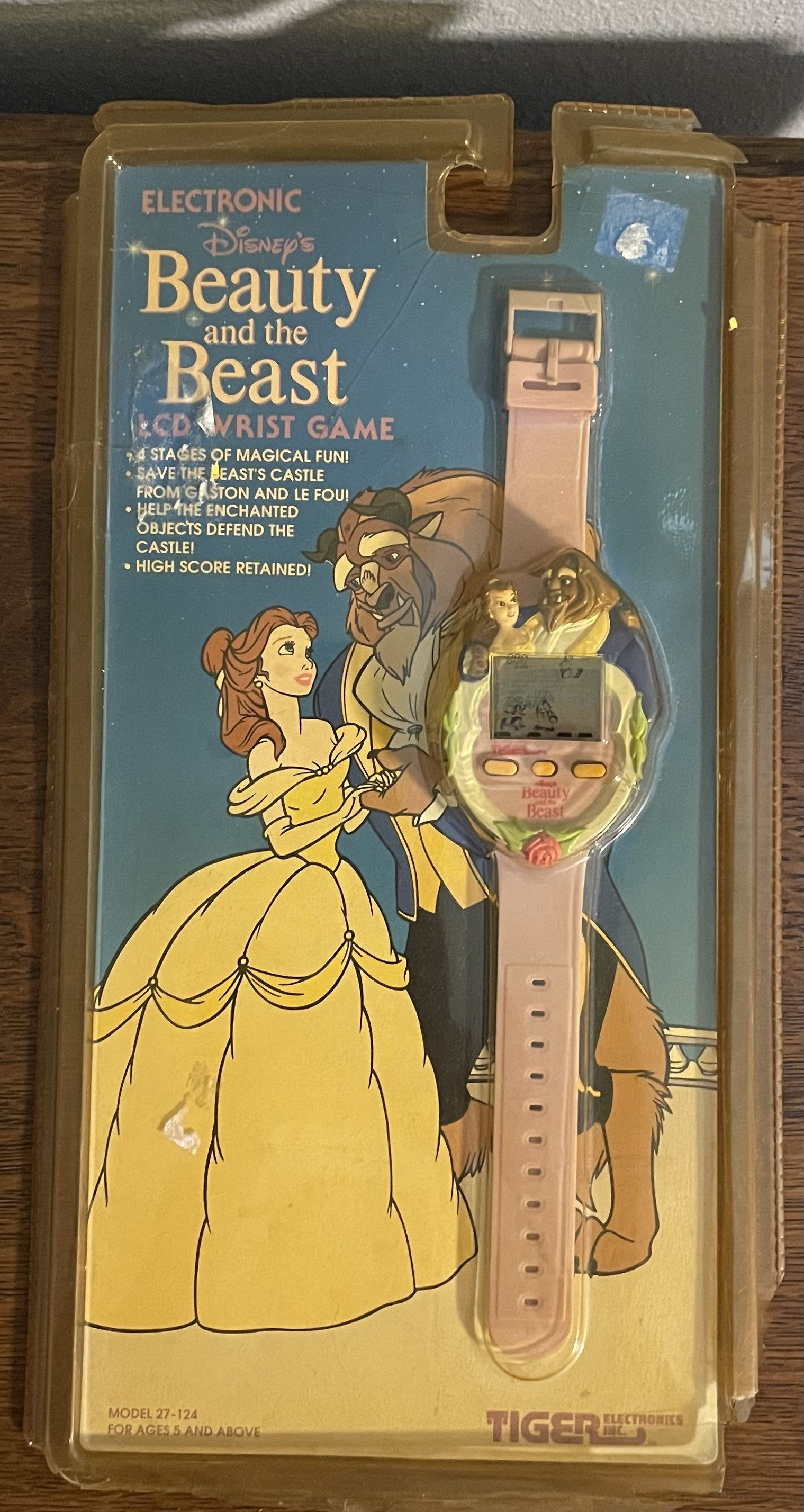 1992 Tiger Disneys Beauty and the Beast LCD Wrist Game - Etsy