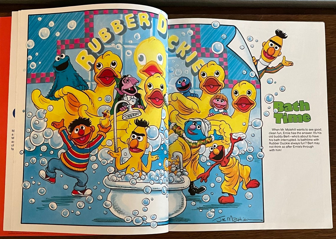 1989 Sesame Street Live Program and Activity Book Vintage | Etsy