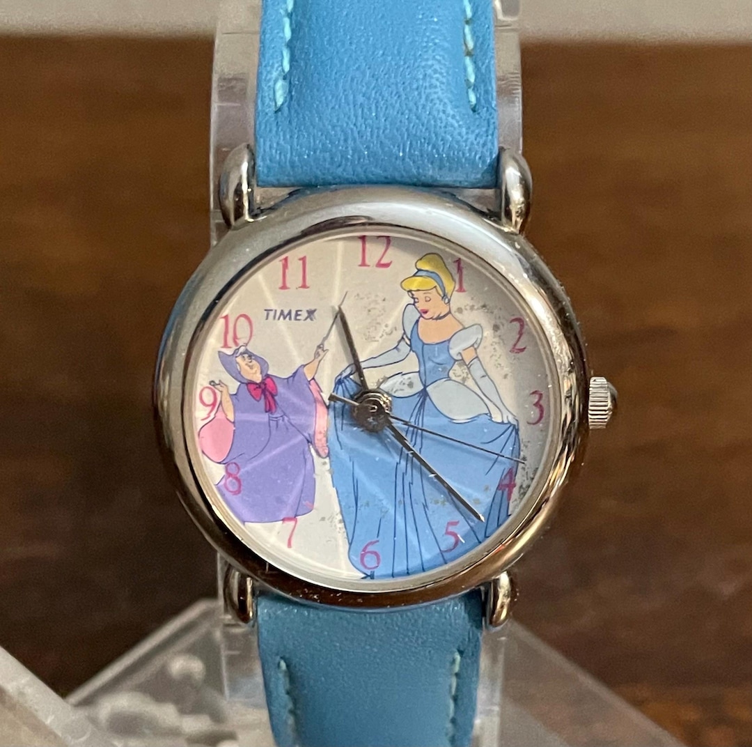 1990’s Timex Disney Cinderella and Fairy Godmother Watch- Women’s Prism ...