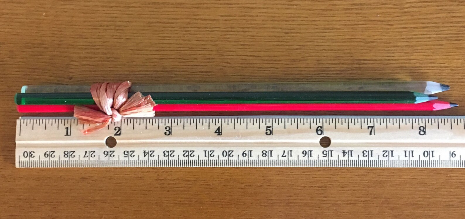 Vintage Art Glass Pencil Set Colored Art Glass Pencils Red - Etsy