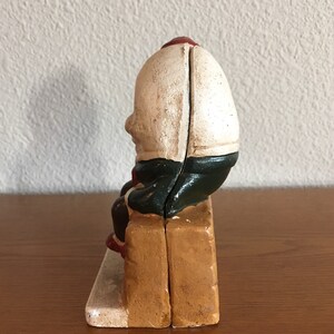 Painted Cast Iron Humpty Dumpty Bank- Vintage Reproduction of Antique ...