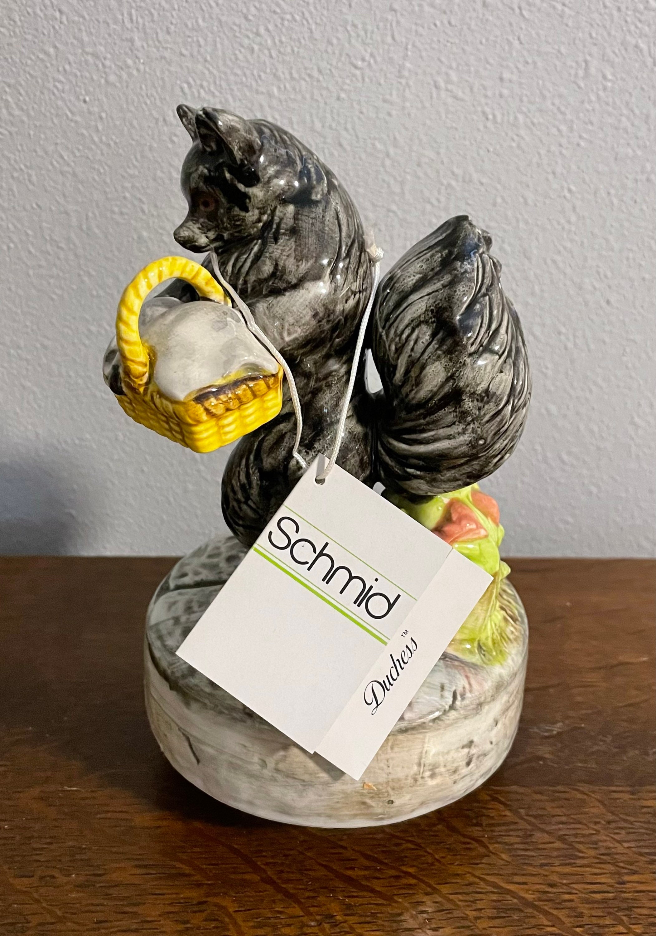 1980s Schmid Beatrix Potter Duchess Music Box Vintage - Etsy