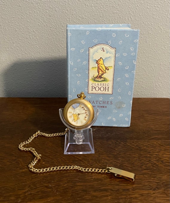 1990's Timex Classic Winnie the Pooh Pocket Watch- Vi… - Gem