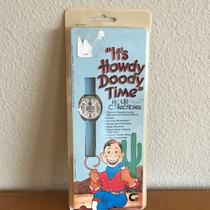 Vintage Howdy Doody Character Wrist Watch 1987 Never Opened Howdy Doody ...