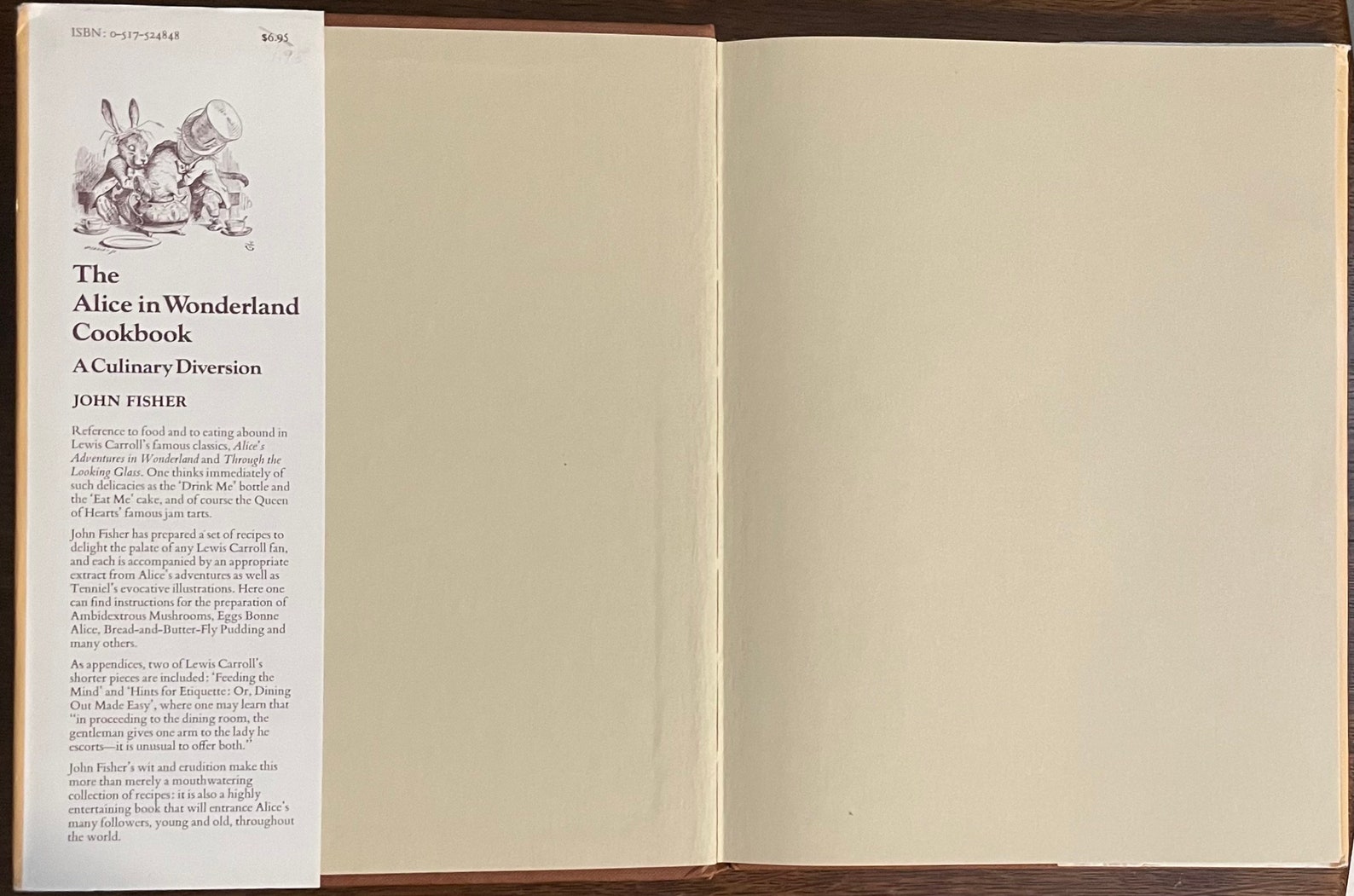 1975 First Edition, First Printing of Alice in Wonderland Cookbook: a ...