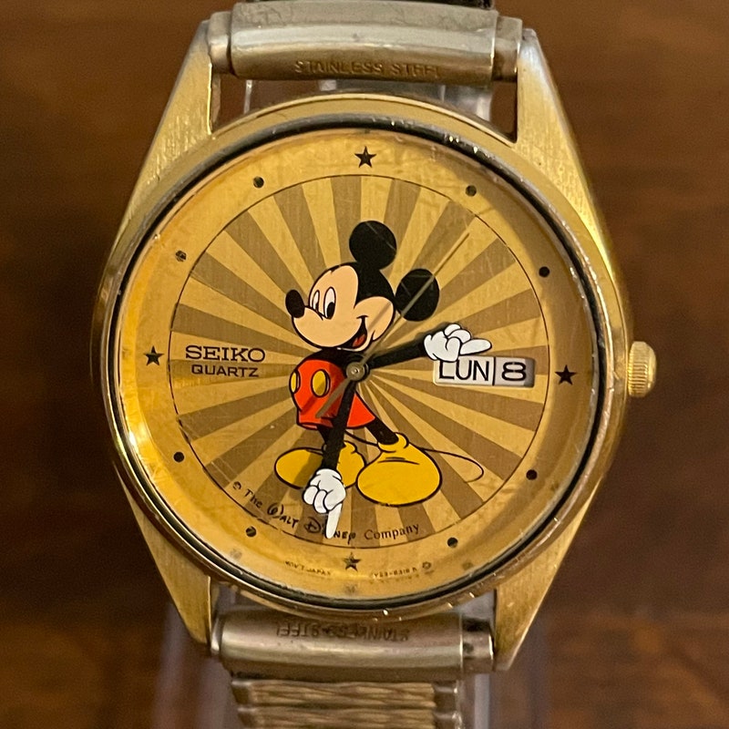 80s Mickey Mouse Watch - Etsy