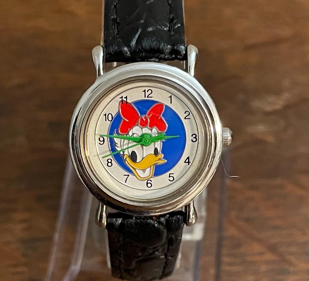1990's Mickey & Co. Daisy Duck Watch- Vintage Women’s Disney Daisy Duck ...