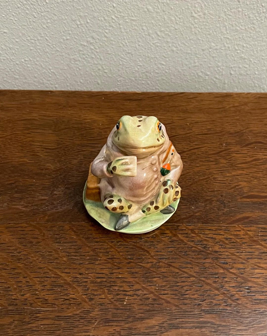 Mr. Jeremy Fisher BP2A Beatrix Potter Figurine Beswick, England, Gold ...