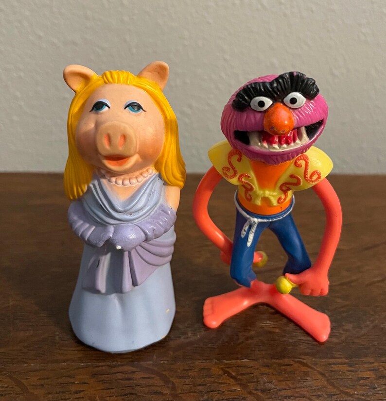 1970's Complete Set of Muppet Stick Puppets- Kermit the Frog, Fozzy ...
