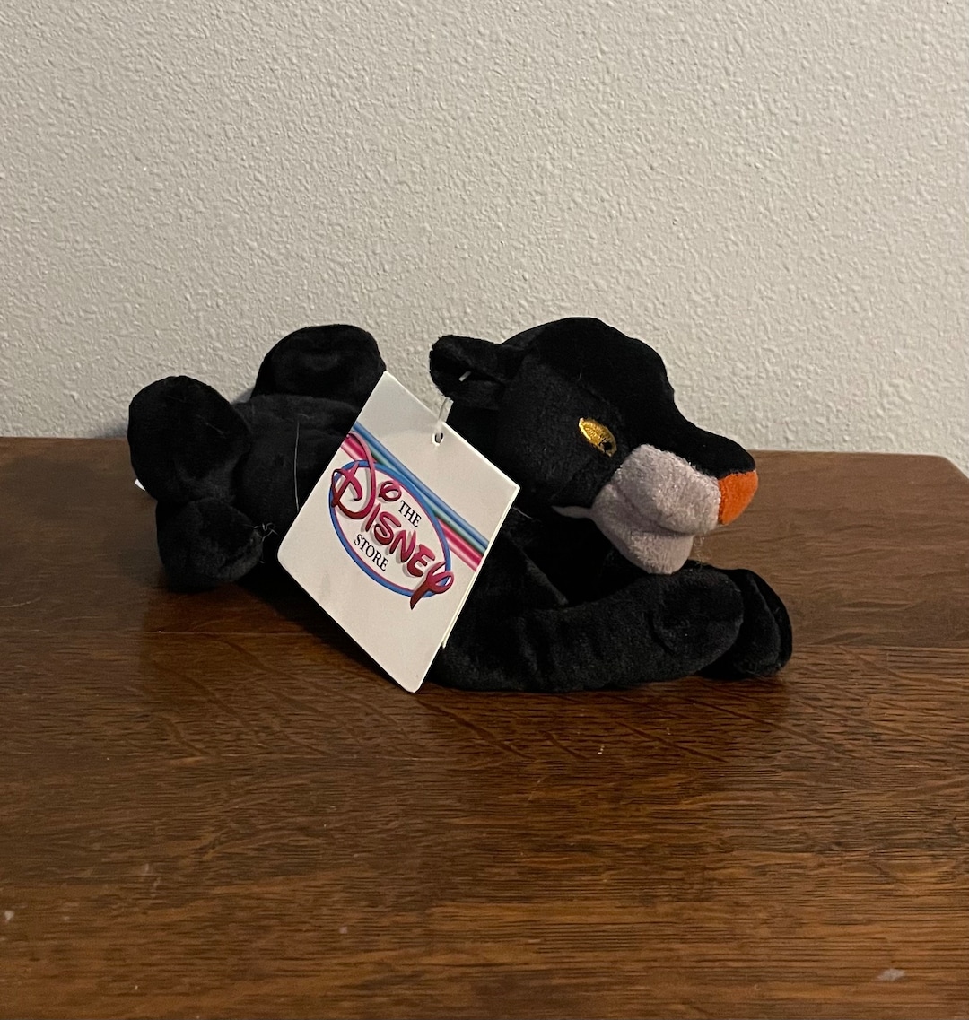 1990's Disney Store Bagheera Doll- Vintage Disney the Jungle Book ...