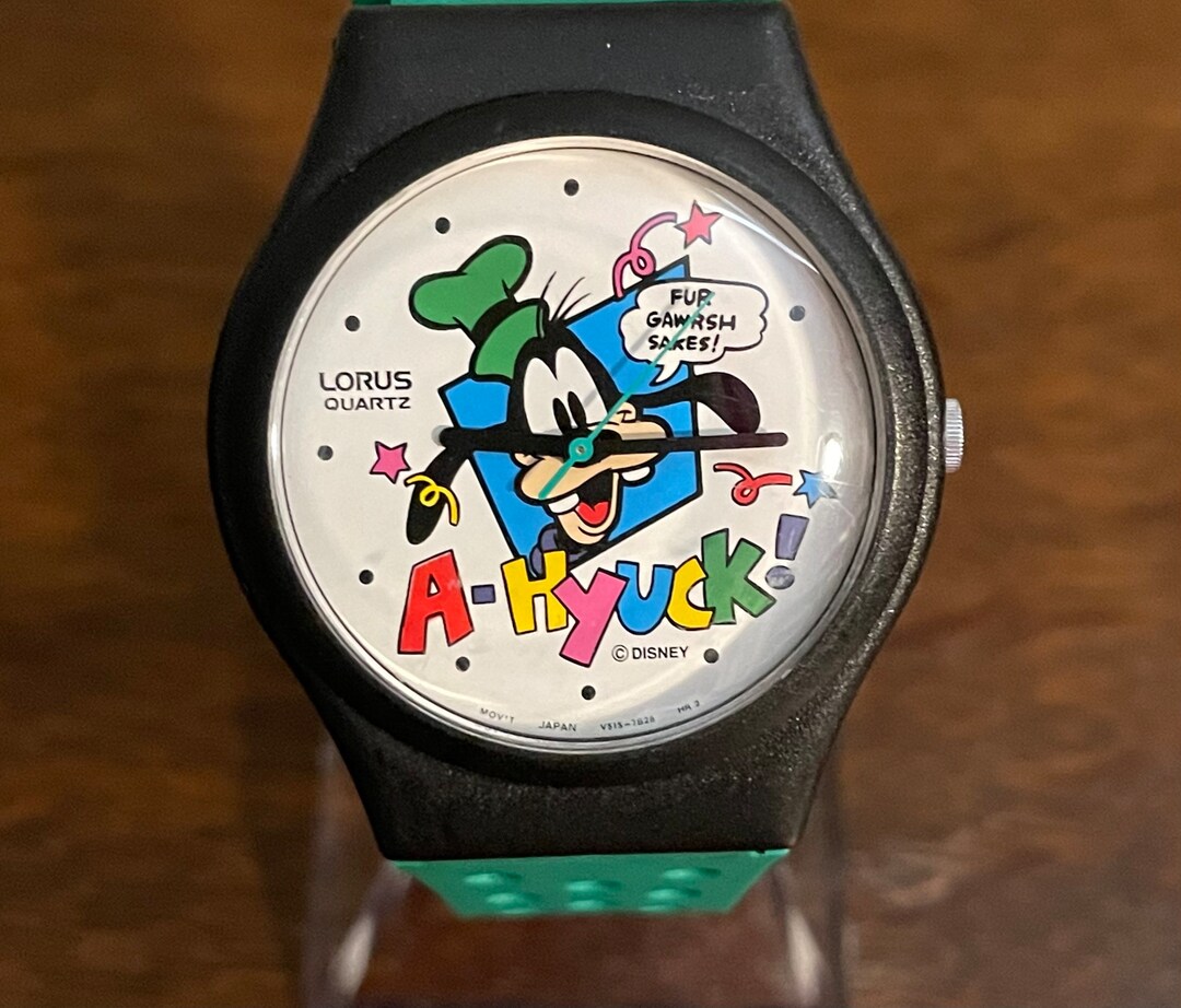 1990’s Lorus Goofy A-hyuck Watch- Vintage Disney Goofy Watch - Etsy