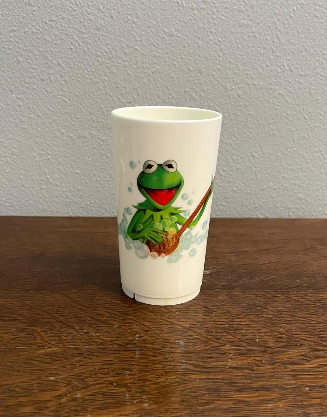 1987 Kermit the Frog Melamine Cup- Vintage Melamine Muppets Kid's Cup ...