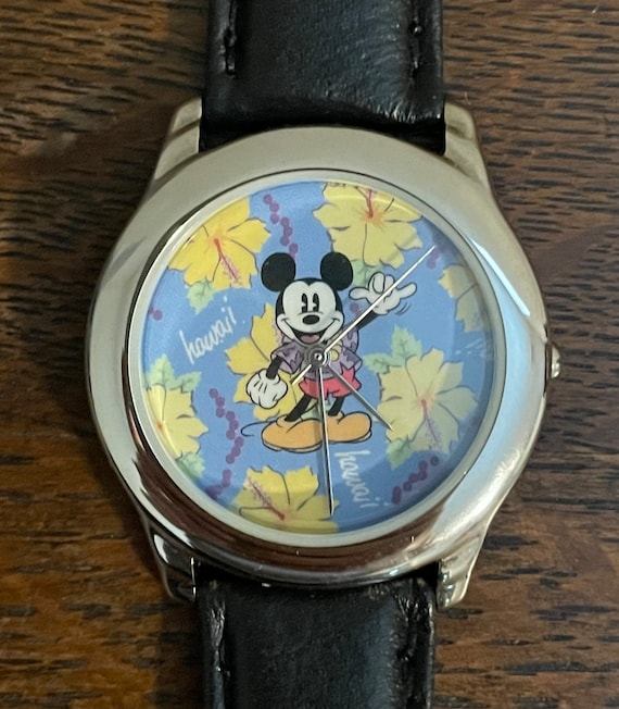 Disney Gallery Hawaiian Mickey Mouse Watch- Vintage D… - Gem