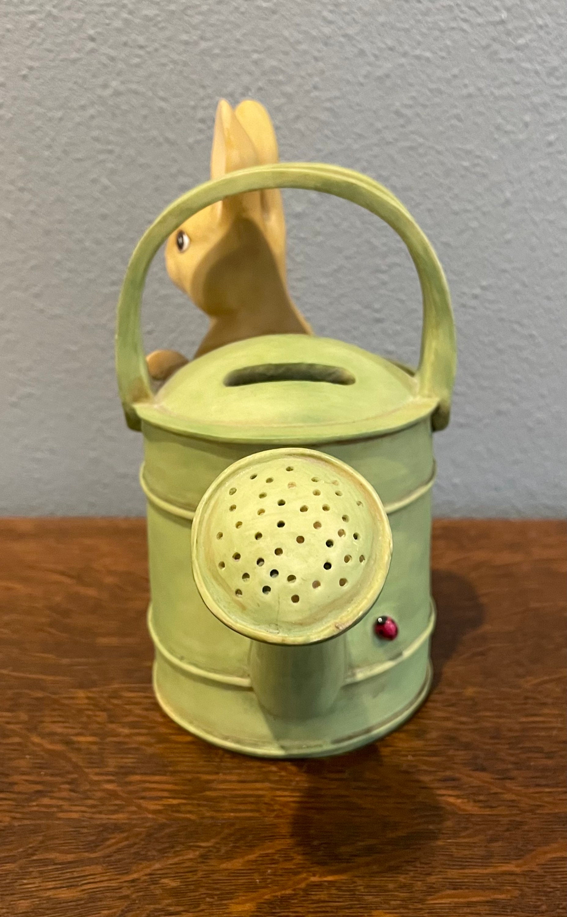 1994 Charpente Beatrix Potter Peter Rabbit in a Watering Can | Etsy