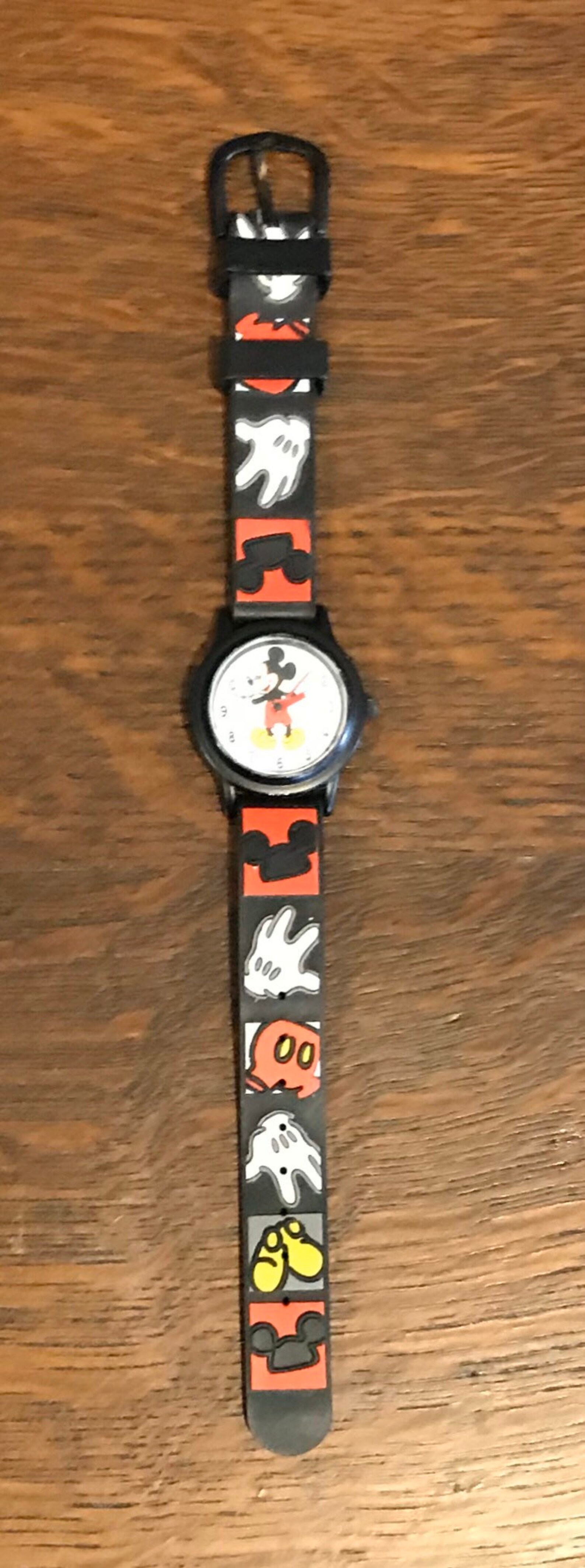 1990's Disney Time Works Mickey Mouse Watch- Vintage Women's Disney ...