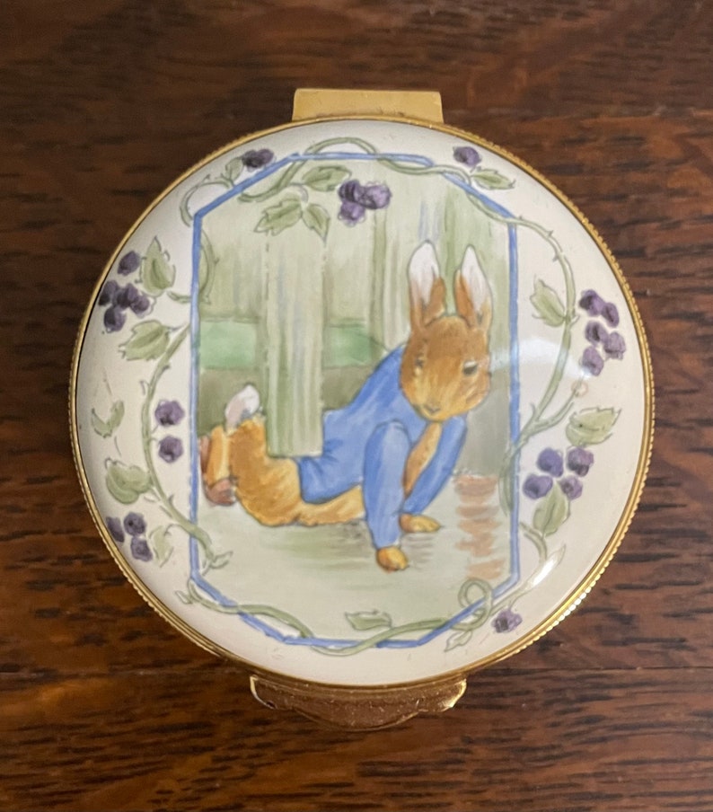 1992 Crummles for Royal Doulton Enamel Peter Rabbit Box Royal - Etsy