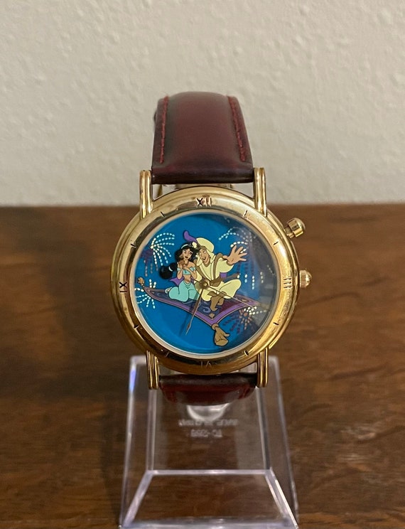 1990's Disney Watch Collectors Club V Light Up Aladdi… - Gem