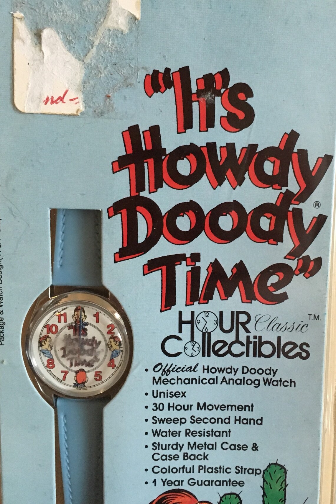 Vintage Howdy Doody Character Wrist Watch 1987 Never Opened - Etsy