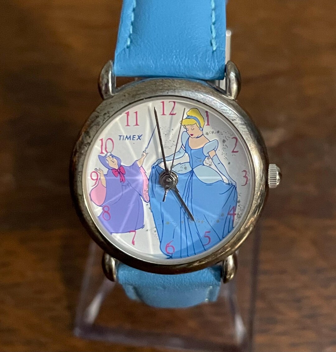 1990’s Timex Disney Cinderella and Fairy Godmother Watch- Women’s Prism ...