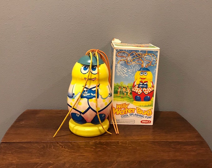 1980 Wham O Willy Water Bug Vintage Willy Water Bug Sprinkler Toy In Original Box Etsy
