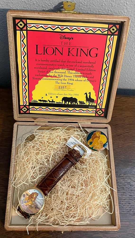 1994 Limited Edition Disney The Lion King Watch- Vint… - Gem