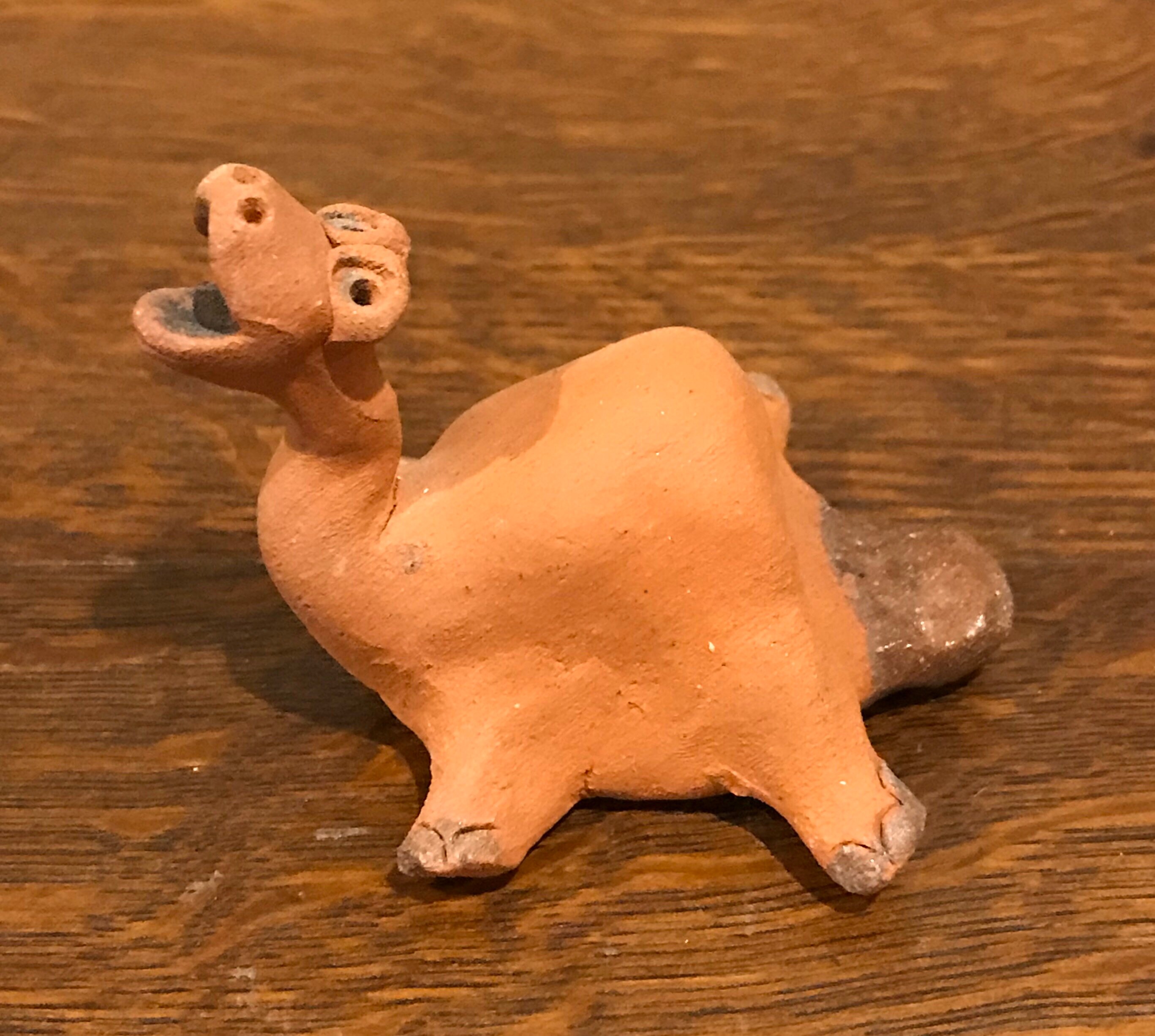 Vintage Pottery Dinosaur Whistle Handmade Clay Dinosaur | Etsy