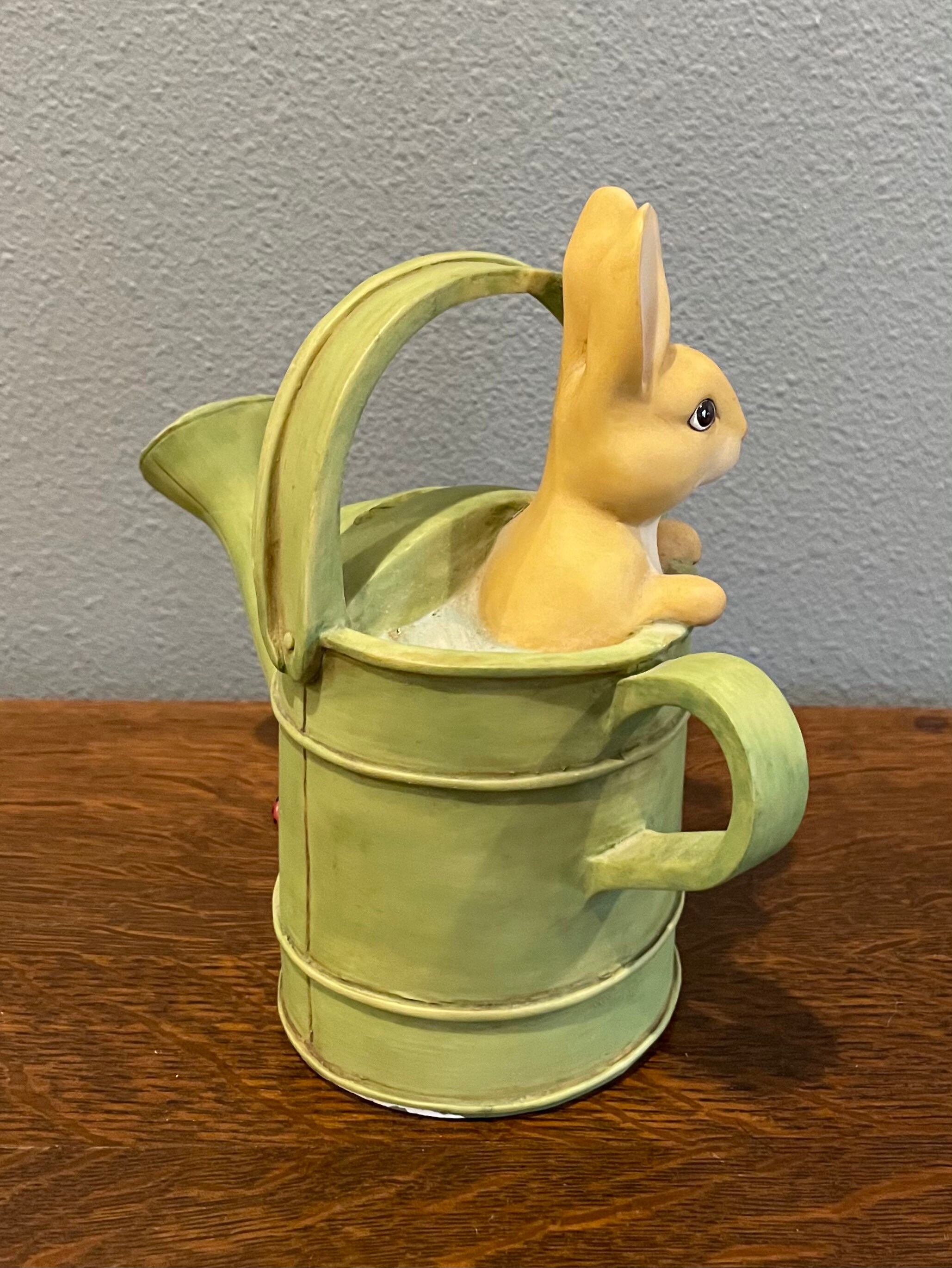 1994 Charpente Beatrix Potter Peter Rabbit in a Watering Can | Etsy