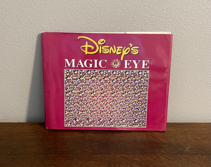 1994 Edition of Disney's Magic Eye- Vintage Disney Magic Eye Book - Etsy
