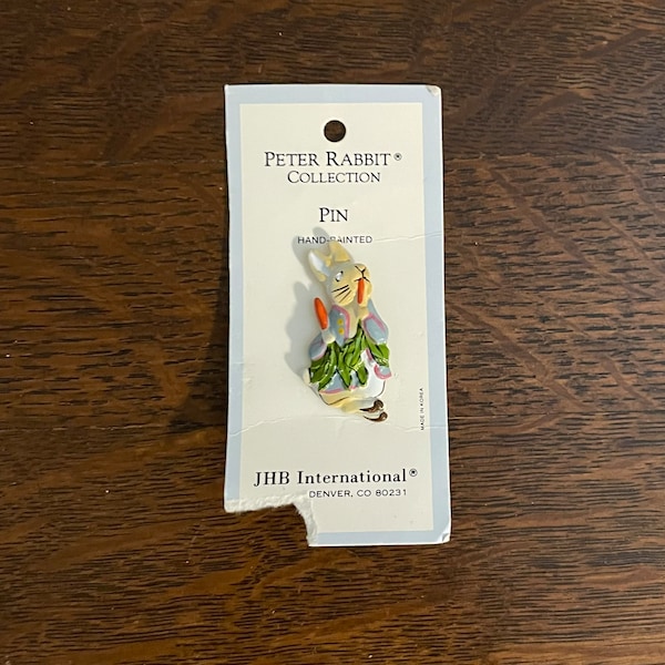 Peter Rabbit Brooch - Etsy UK