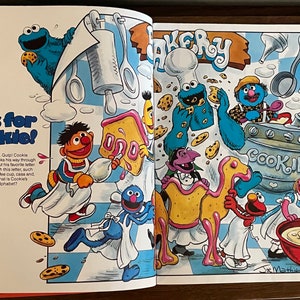1989 Sesame Street Live Program and Activity Book Vintage | Etsy