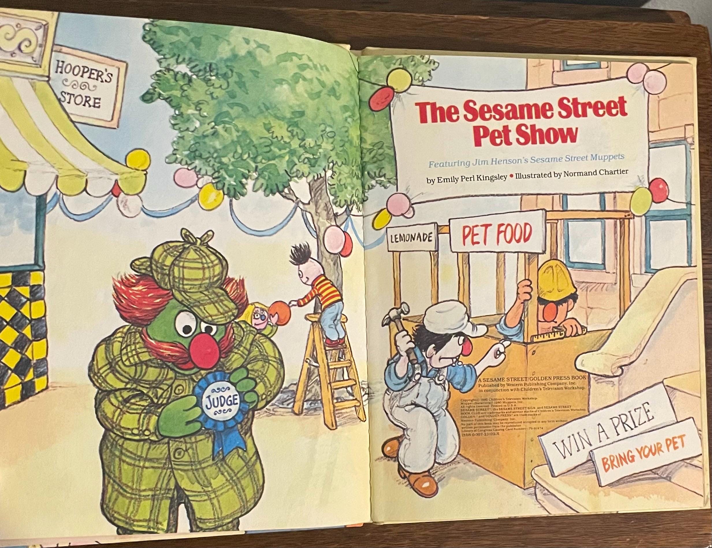1980 Edition of the Sesame Street Pet Show by Emily Pearl Kingsley ...