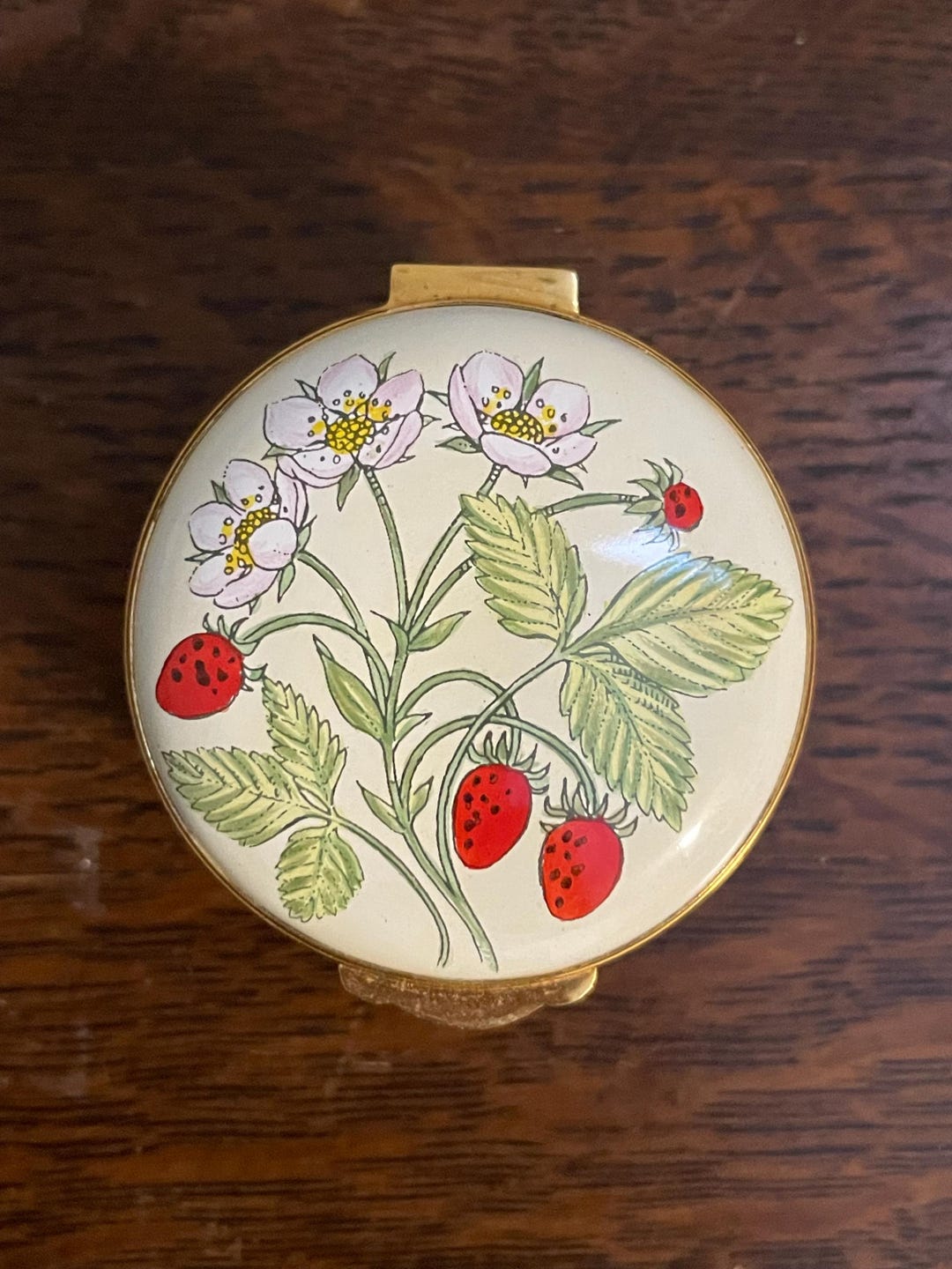 Crummles Enamel Strawberry Plant Box- Vintage Crummles & Co. Strawberry ...