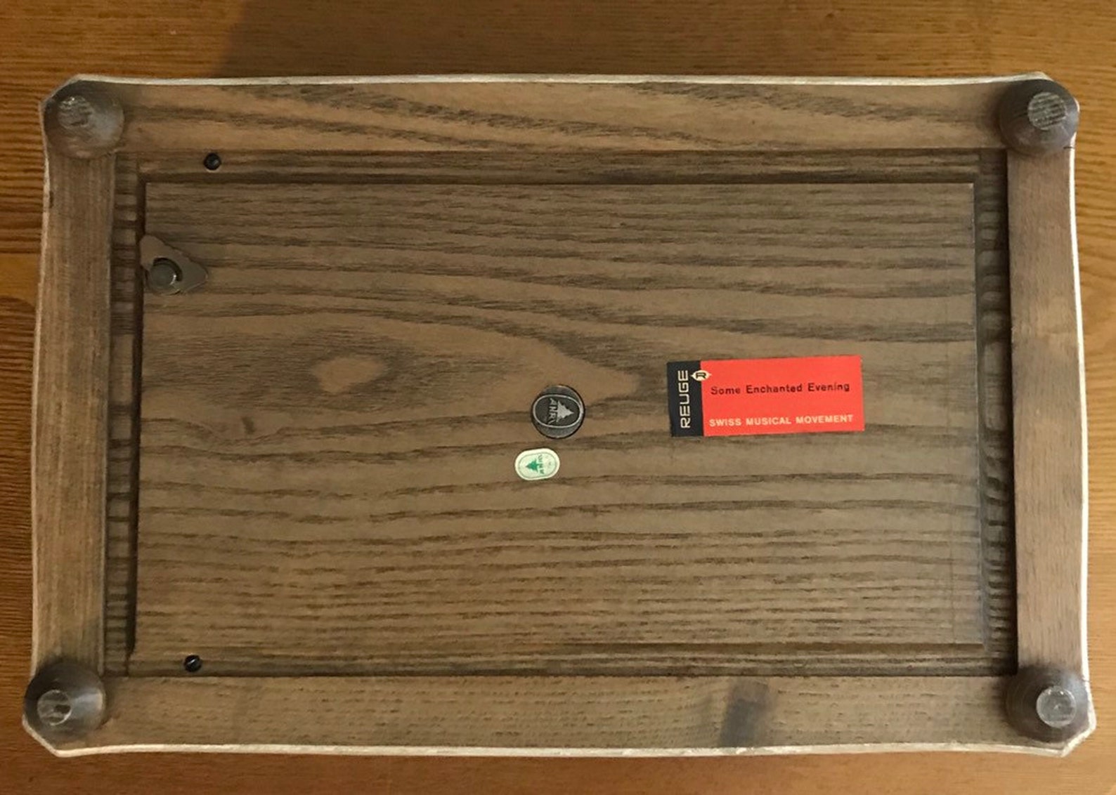 1960's Hand Painted Wooden Anri Musical Jewelry Box | Etsy