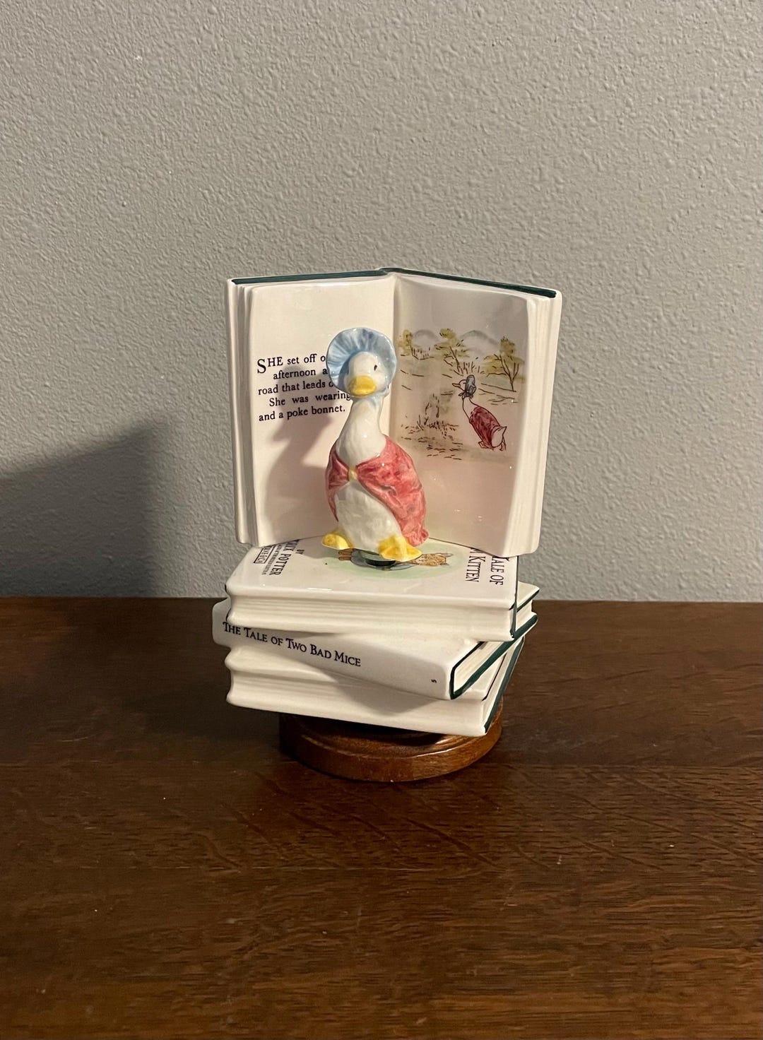 Schmid Beatrix Potter Jemima Puddleduck Music Box Vintage Beatrix ...