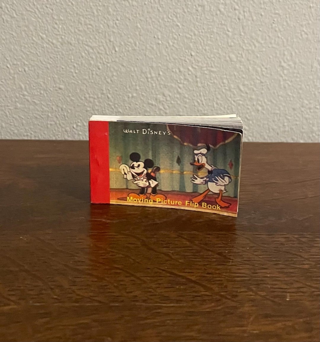 Walt Disney’s Moving Picture Flip Book- Vintage Mickey Mouse the ...