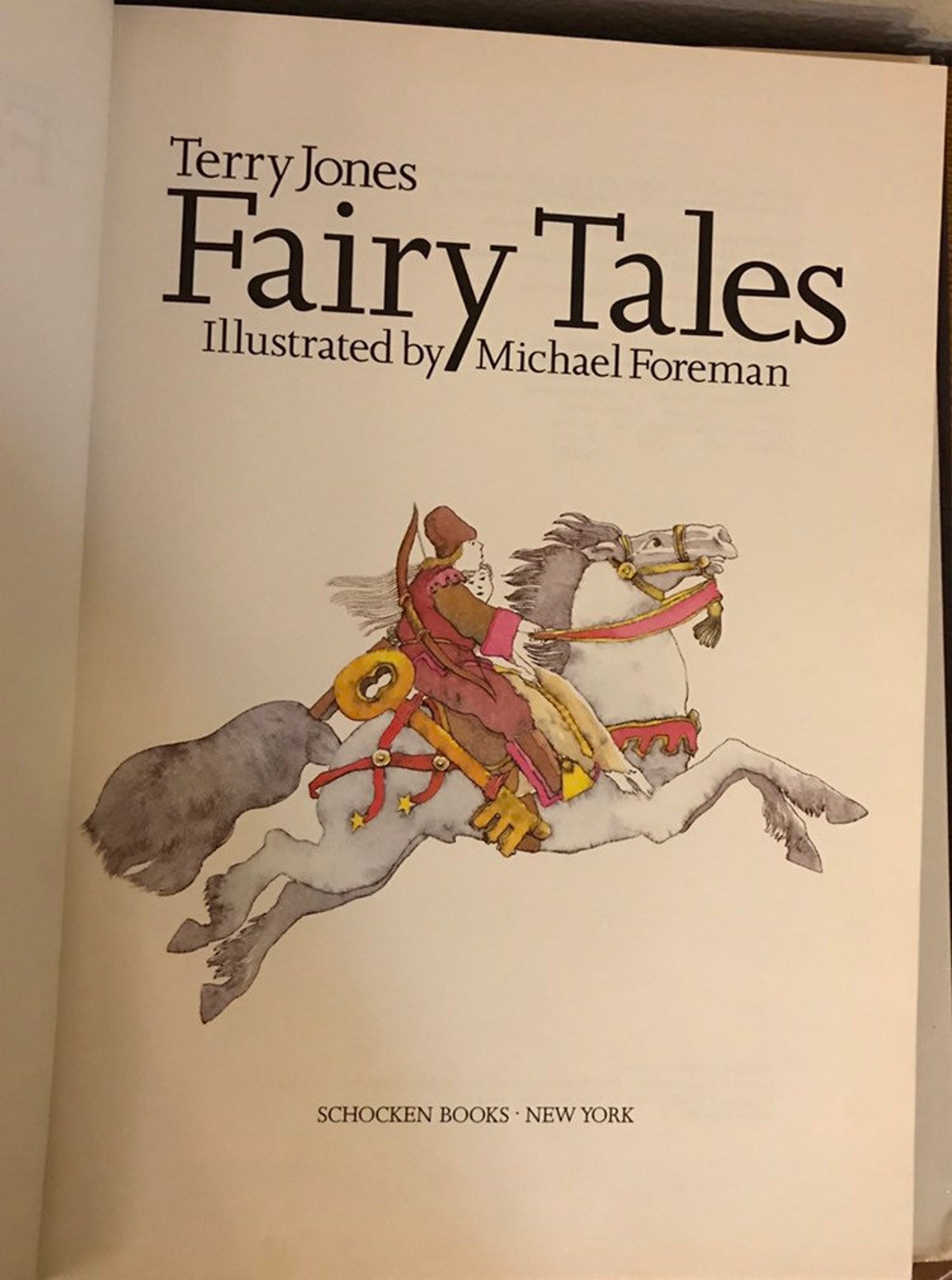 1982 First American Edition of Fairy Tales by Terry Jones, Illustrated ...