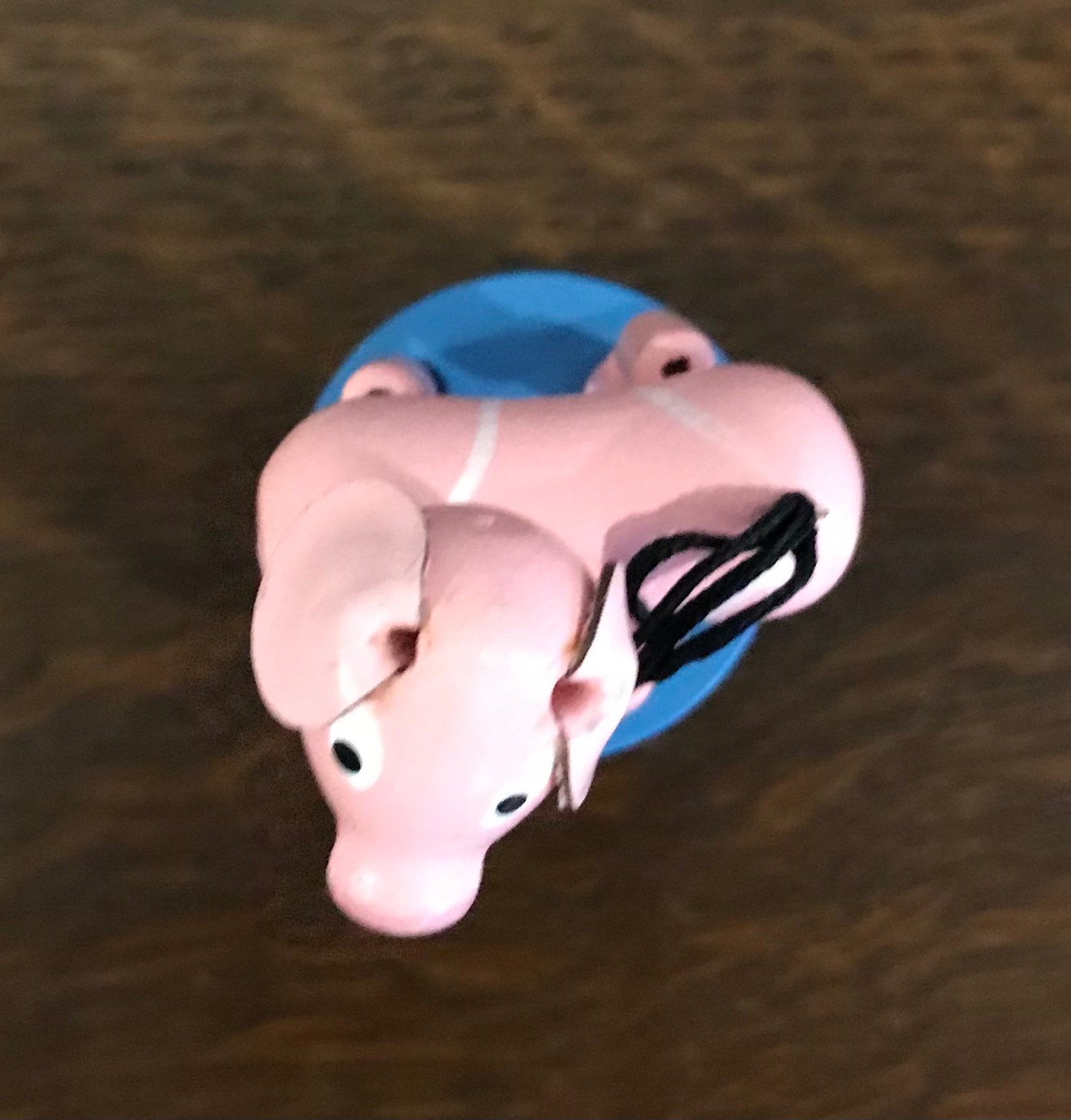 1980s Wooden Pig Push Button Puppet Vintage Pig Push Button - Etsy UK