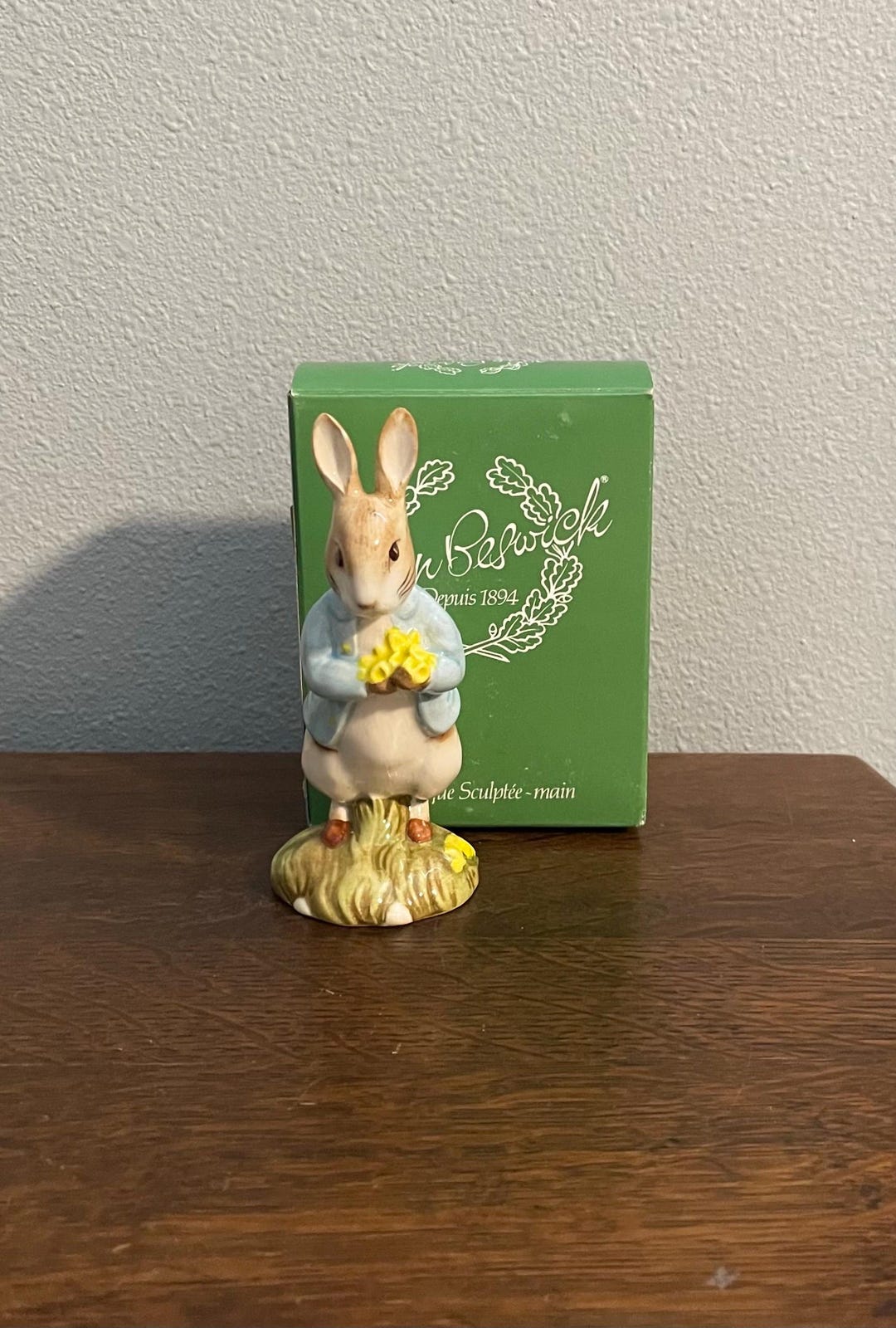 Peter With Daffodils- Beatrix Potter Figurine, Royal Albert, England ...