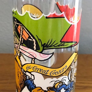 1981 the Great Muppet Caper Happiness Hotel Glass- 1981 Muppets Glass ...