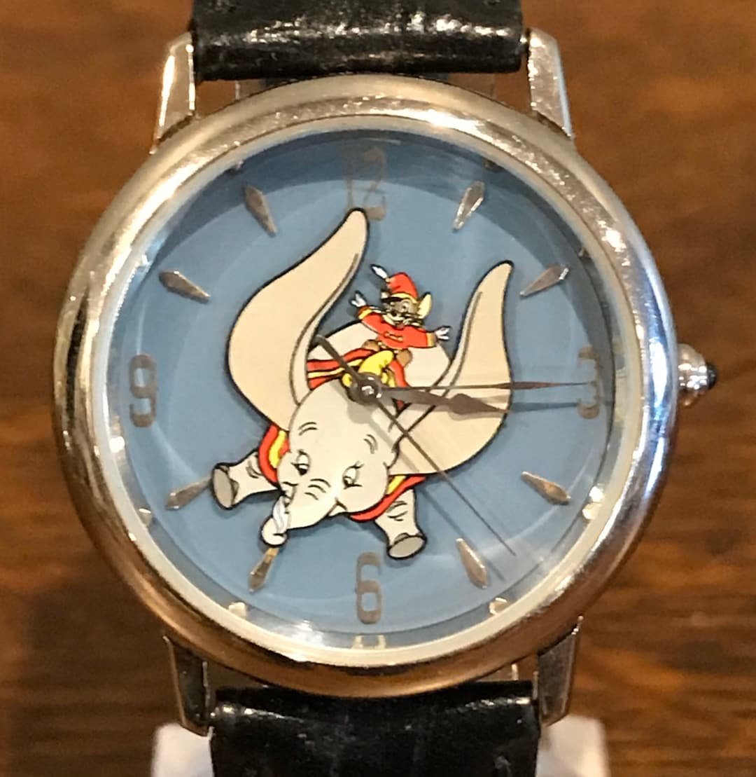 1996 Disney Store Exclusive Dumbo 55th Anniversary Watch- Vintage ...