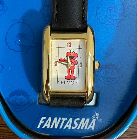 1995 Fantasma Elmo Watch Vintage Womens Sesame Street Elmo - Etsy